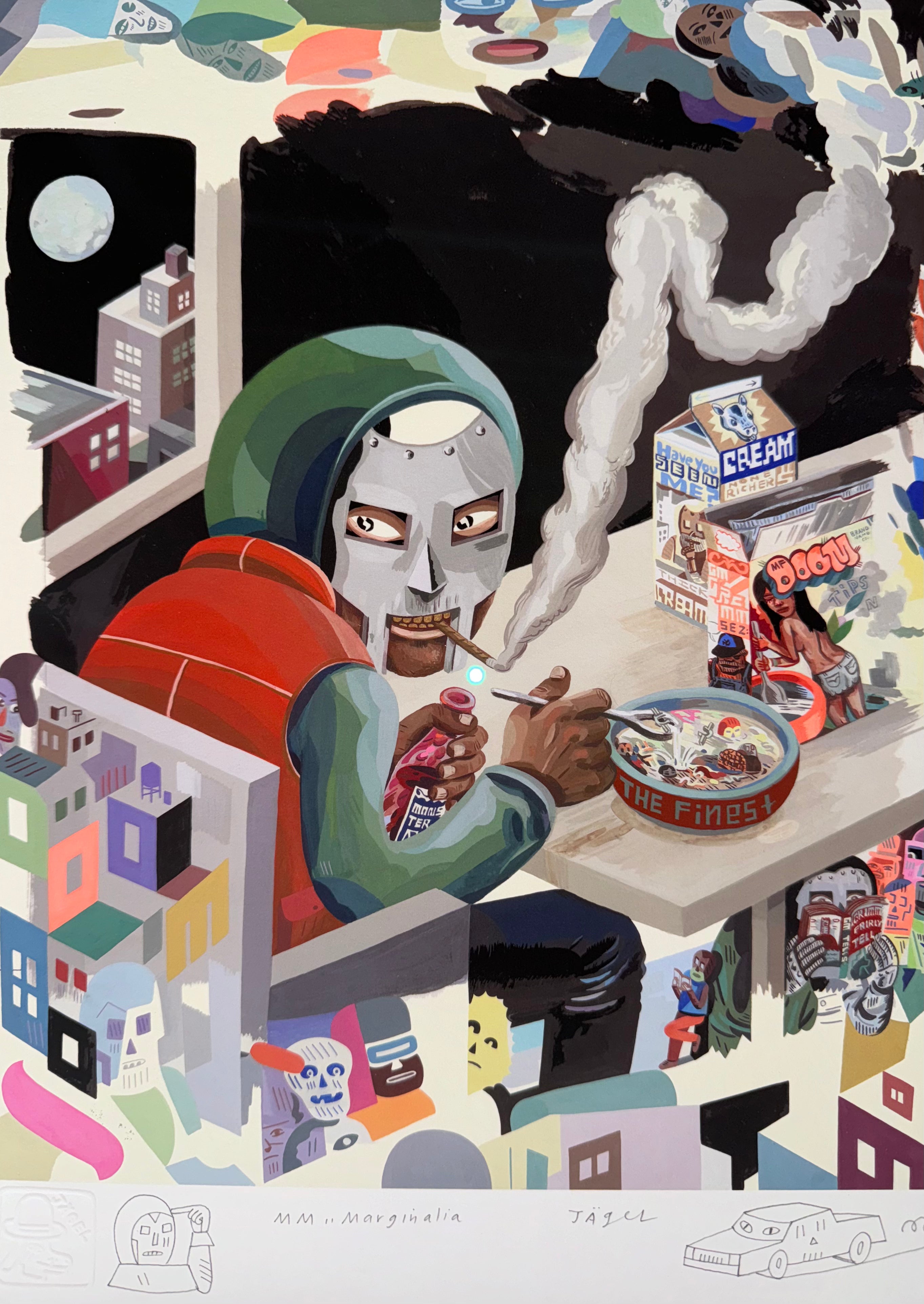 Jason Jagel “MM.. Marginalia (Illuminated)” – Mile High Gallery