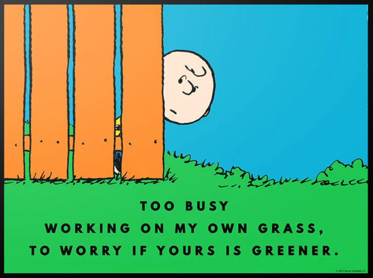 Peanuts “Grass is Greener” – Mile High Gallery