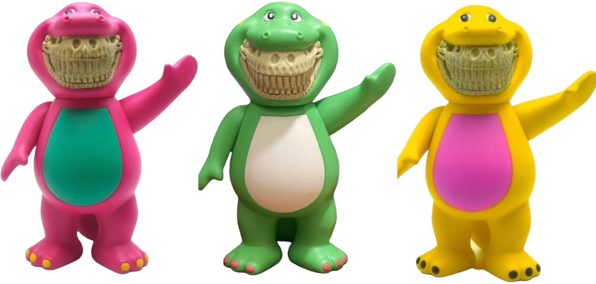 Ron English “T-Rex Barney Grin” – Mile High Gallery