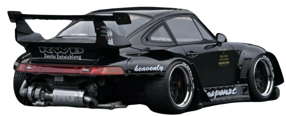 Black Model Porsche RWB 993 – Mile High Gallery